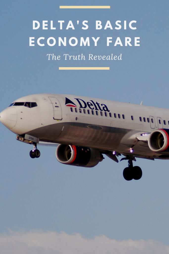 The Truth Behind the Delta Basic Economy Fare - No Back Home